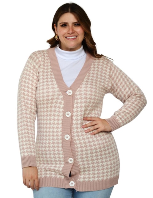 Suéter Roman Fashion cuello v para mujer 1