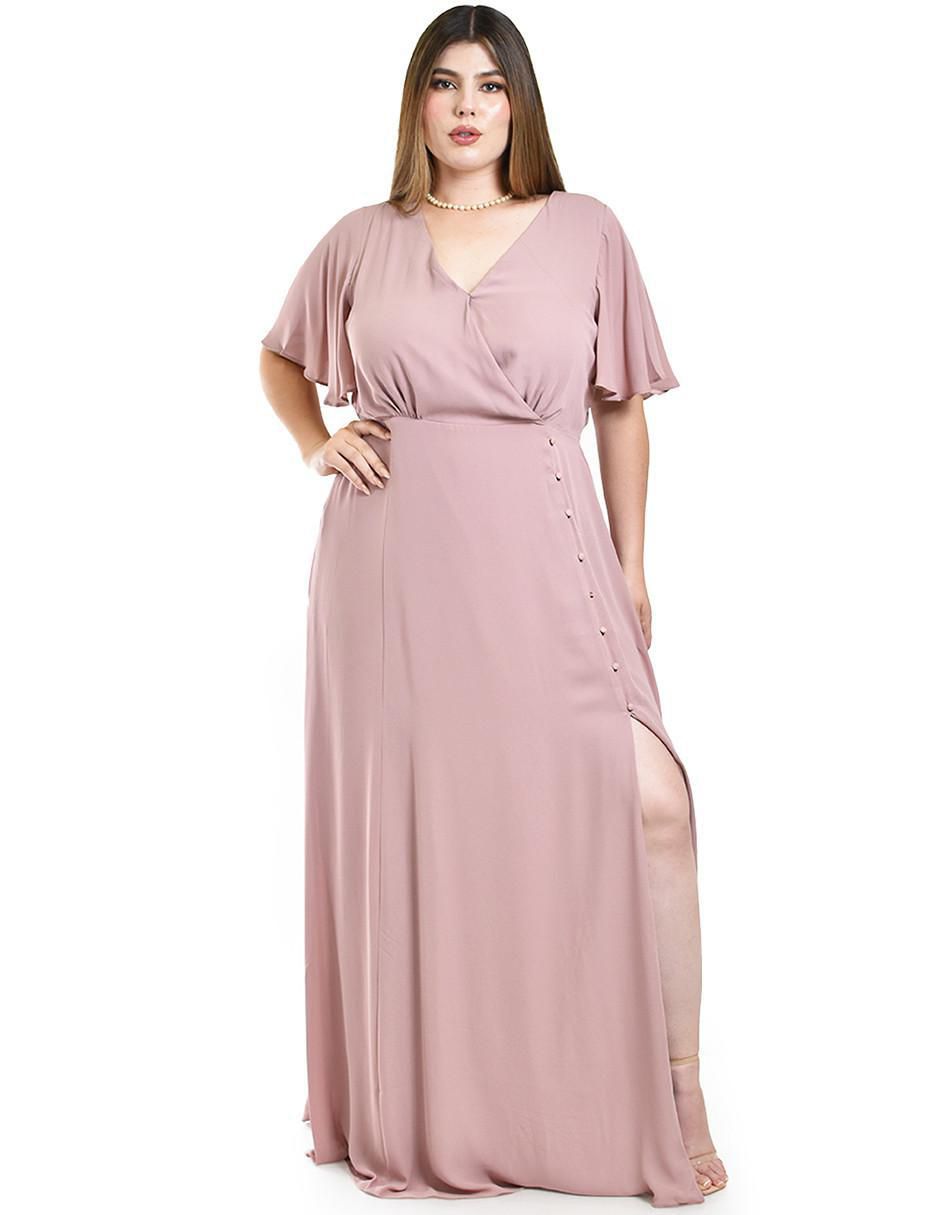 Vestido maxi de fiesta Roman Fashion escote V